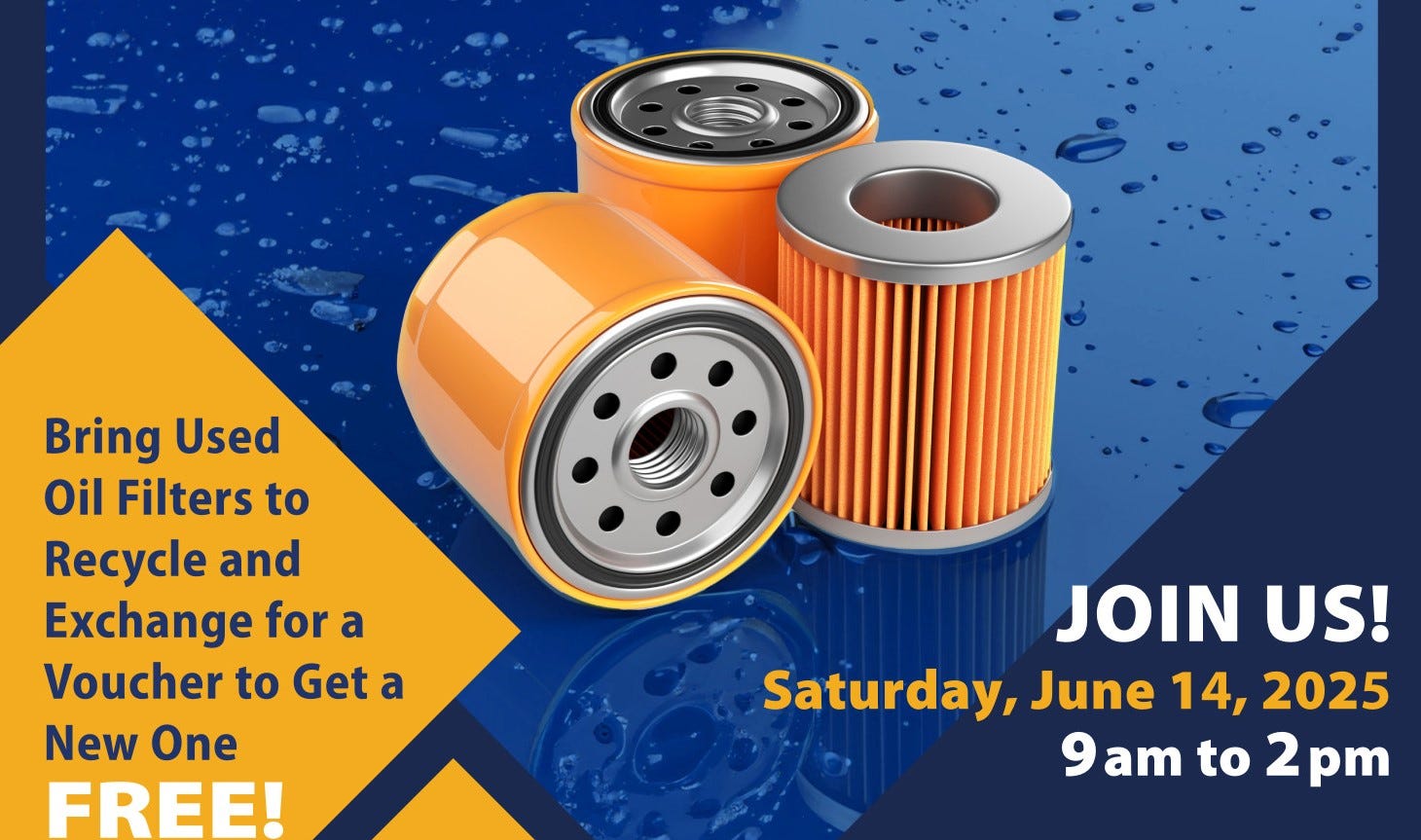 Free used oil filter exchange event planned in Victorville