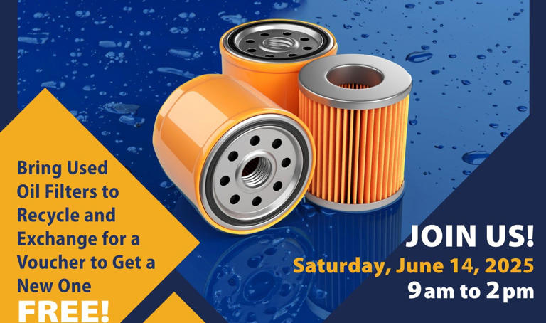 Free used oil filter exchange event planned in Victorville