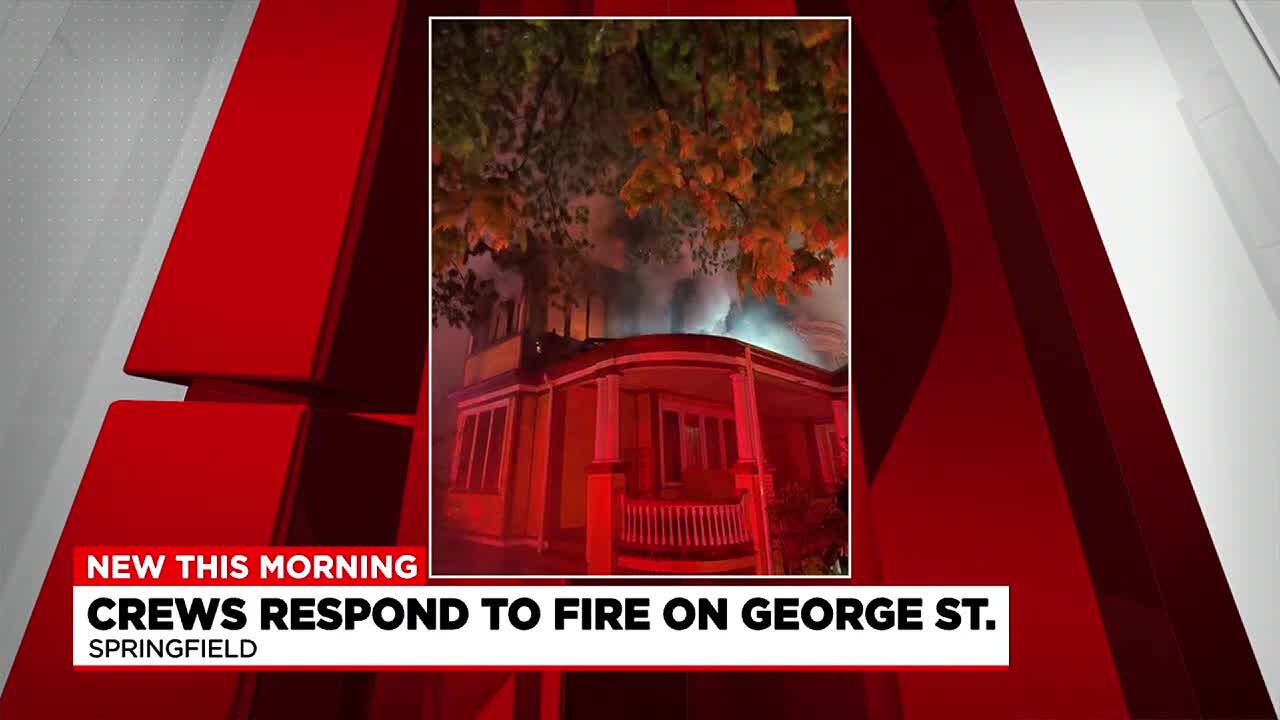 2 people displaced after candle sparks Springfield house fire