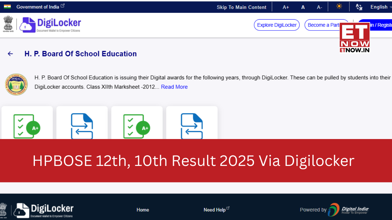 [Digilocker] HPBOSE 12th, 10th Scorecard 2025 PDF via Digilocker; Steps ...