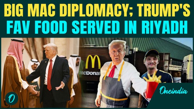 Trump Gets Custom McDonald's Truck from Friend MBS in Riyadh But Did He ...
