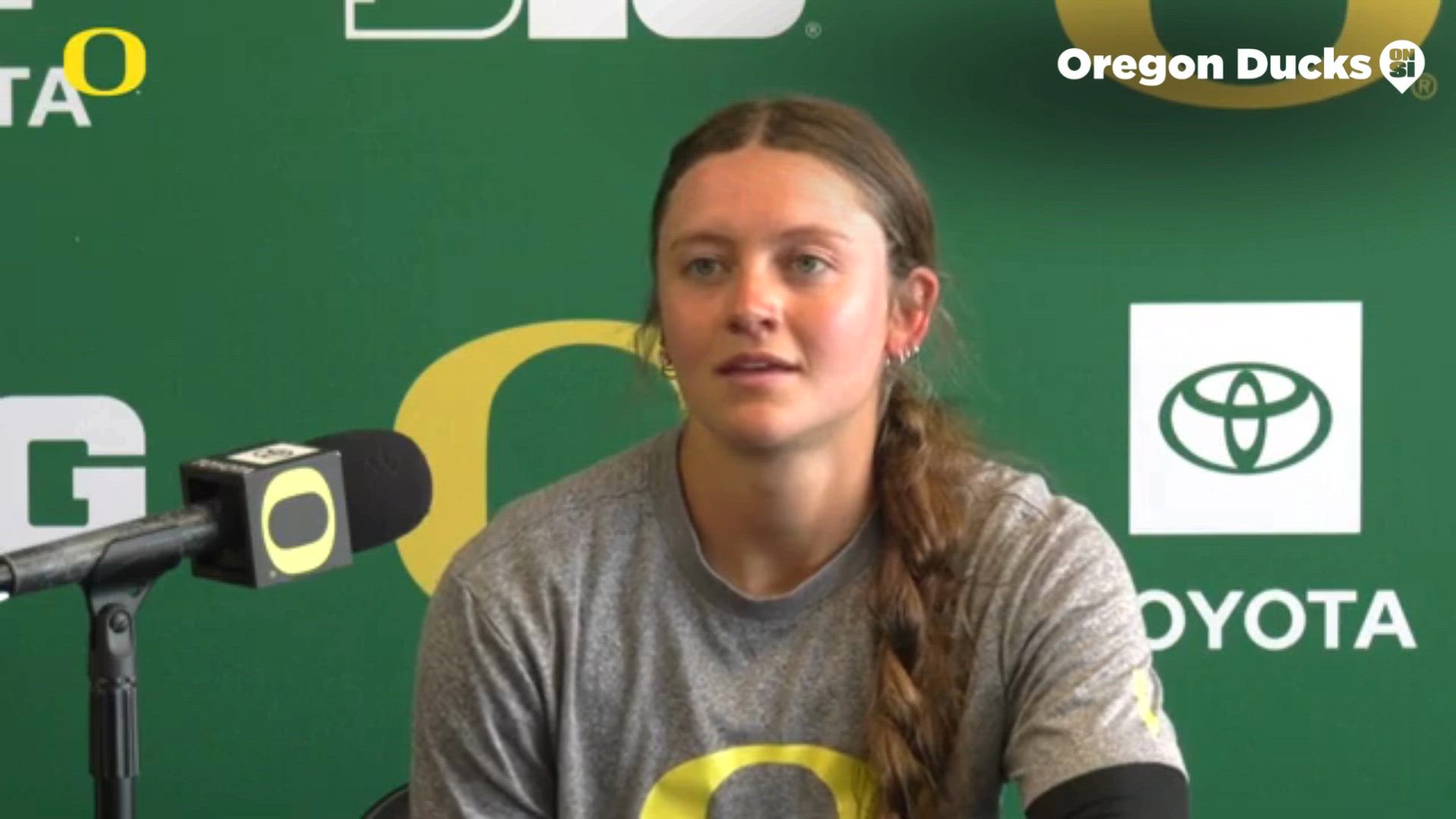 Oregon Ducks Outfielder Kedre Luschar Talks about the Importance of ...