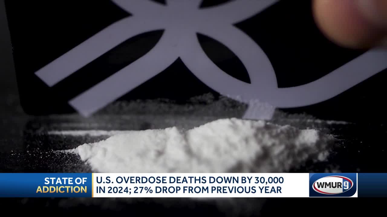 U S Overdose Deaths Down By 30 000 In 2024 27 Drop From Previous Year