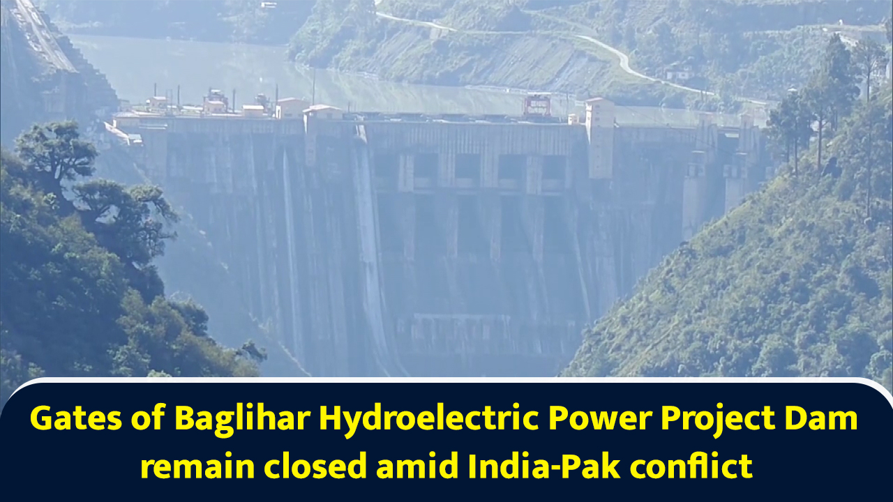 Gates of Baglihar Hydroelectric Power Project Dam remain closed amid ...