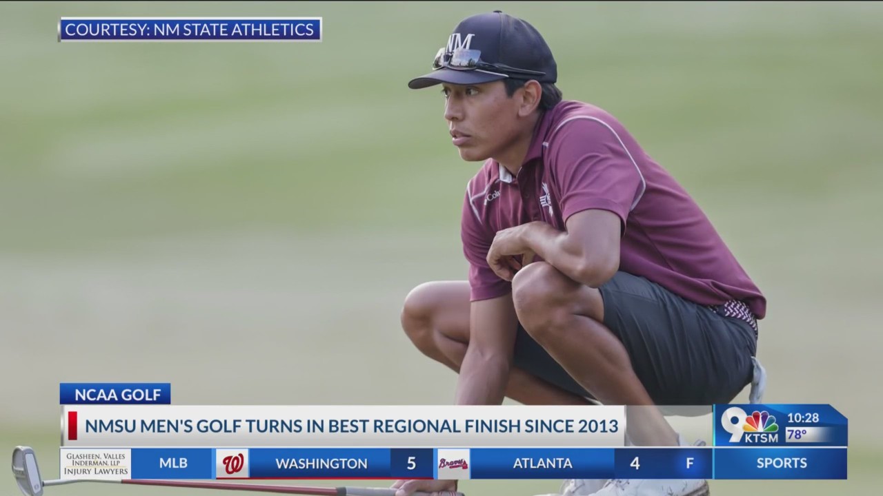 NMSU men's golf turns in best NCAA regional finish since 2013
