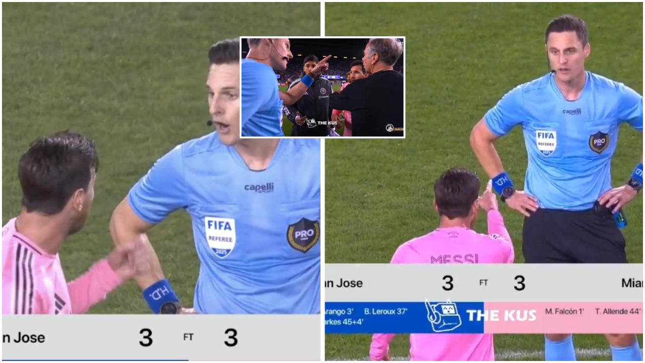 WATCH: Lionel Messi's heated confrontation with referee following Miami ...