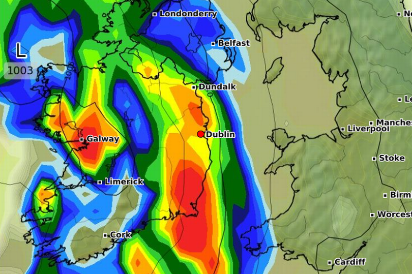 Ireland weather map shows exact date heavy downpours will return