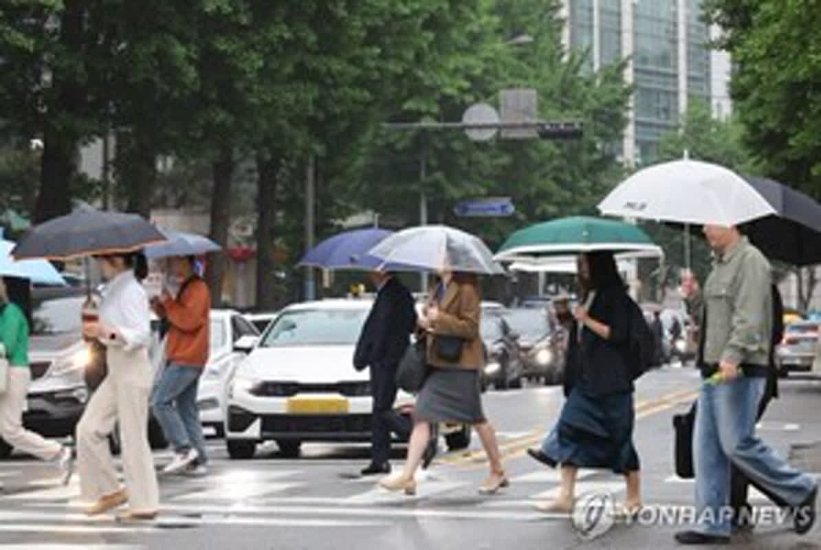 [내일 날씨] 금요일 전국 비, 서울·경기 오후 소나기…낮 최고 19~26도