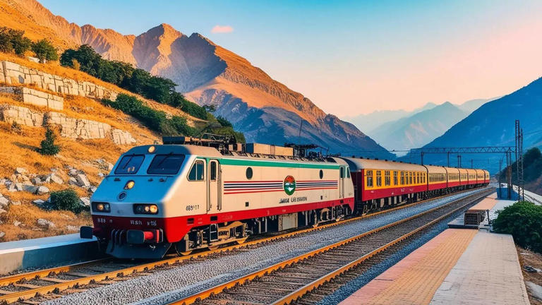 Jammu & Kashmir: Indian Railways Runs First Trial Train on Katra-Qazigund Section Amid Indo-Pak ...