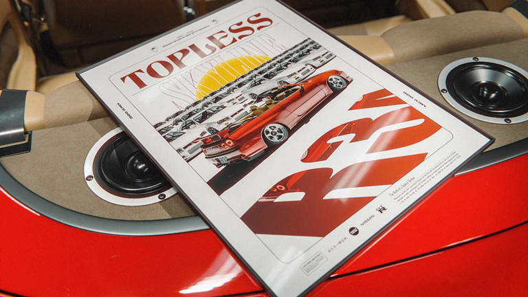 Nissan Skyline R34 GT-R Topless Convertible Concept Is Poster-Worthy