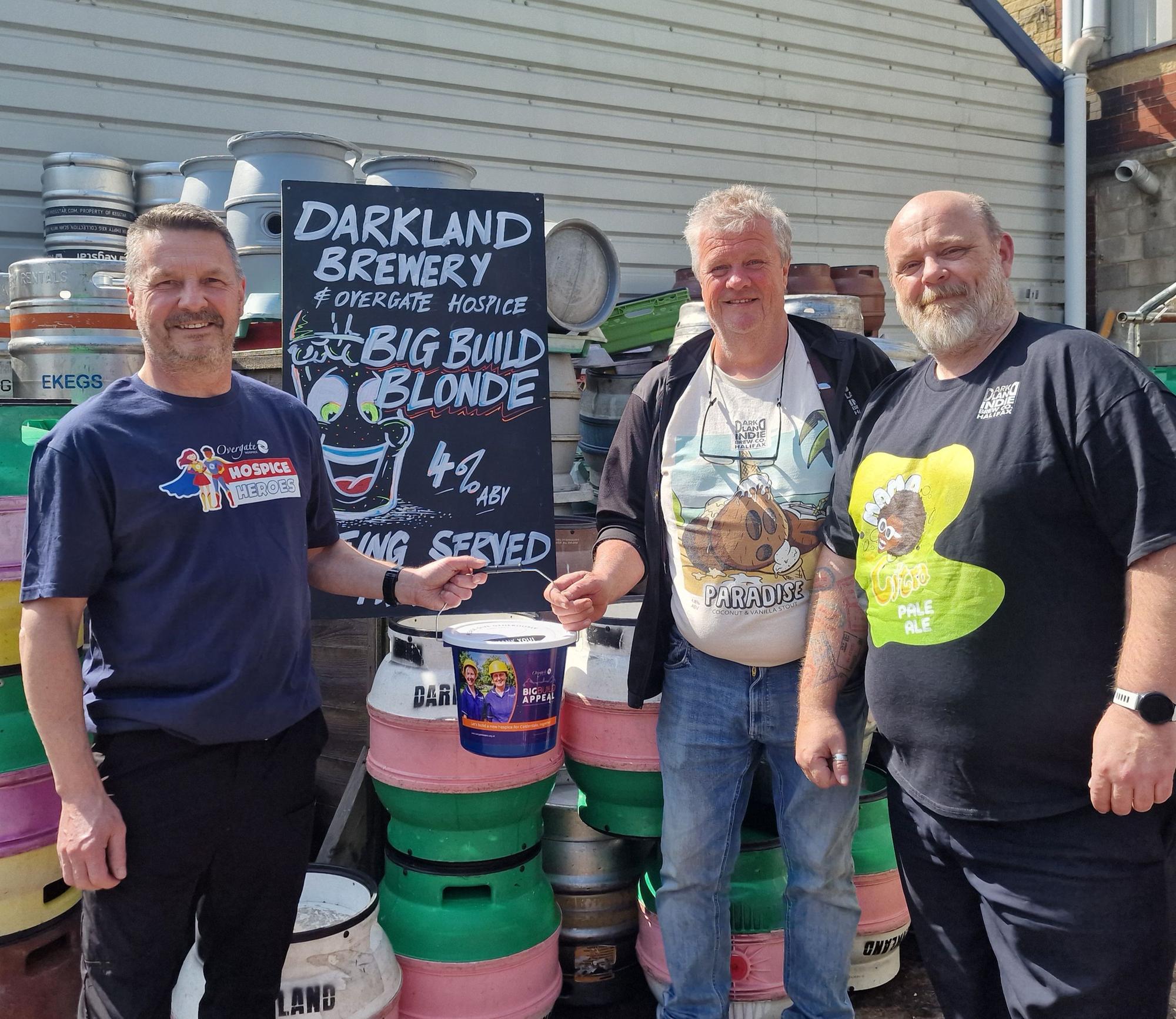 Cheers to charity! Local brewery joins Overgate Hospice to launch Big ...