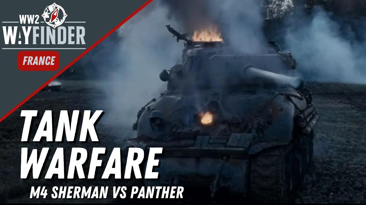 What happened when a panther ambushed an allied tank crew