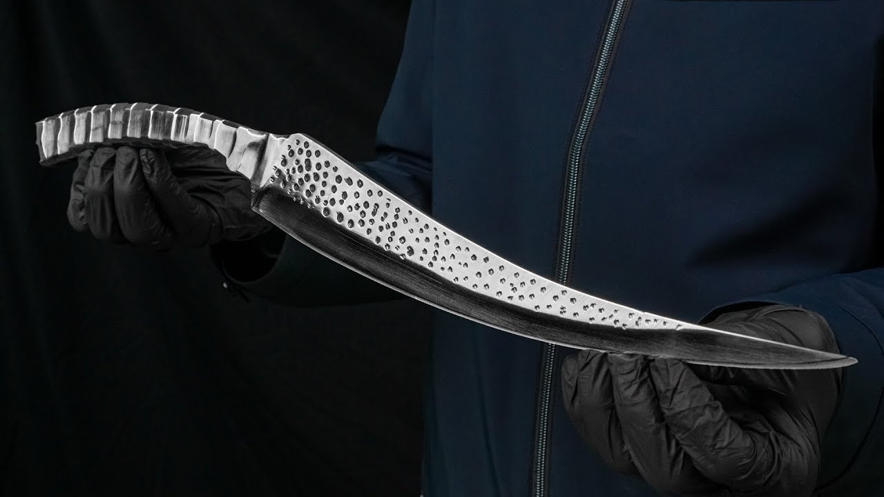 Forging a High-End Knife from a Broken Wrench!