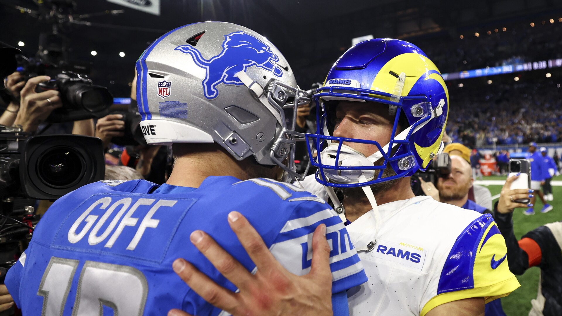 Matthew Stafford looking forward to "good battle" with Lions in Los ...