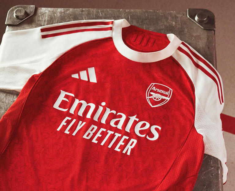 Arsenal reveal new heart-inspired home kit to debut against Newcastle