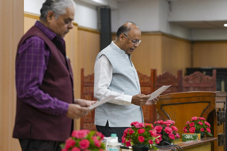 Former defence secretary Ajay Kumar takes oath as UPSC chairman