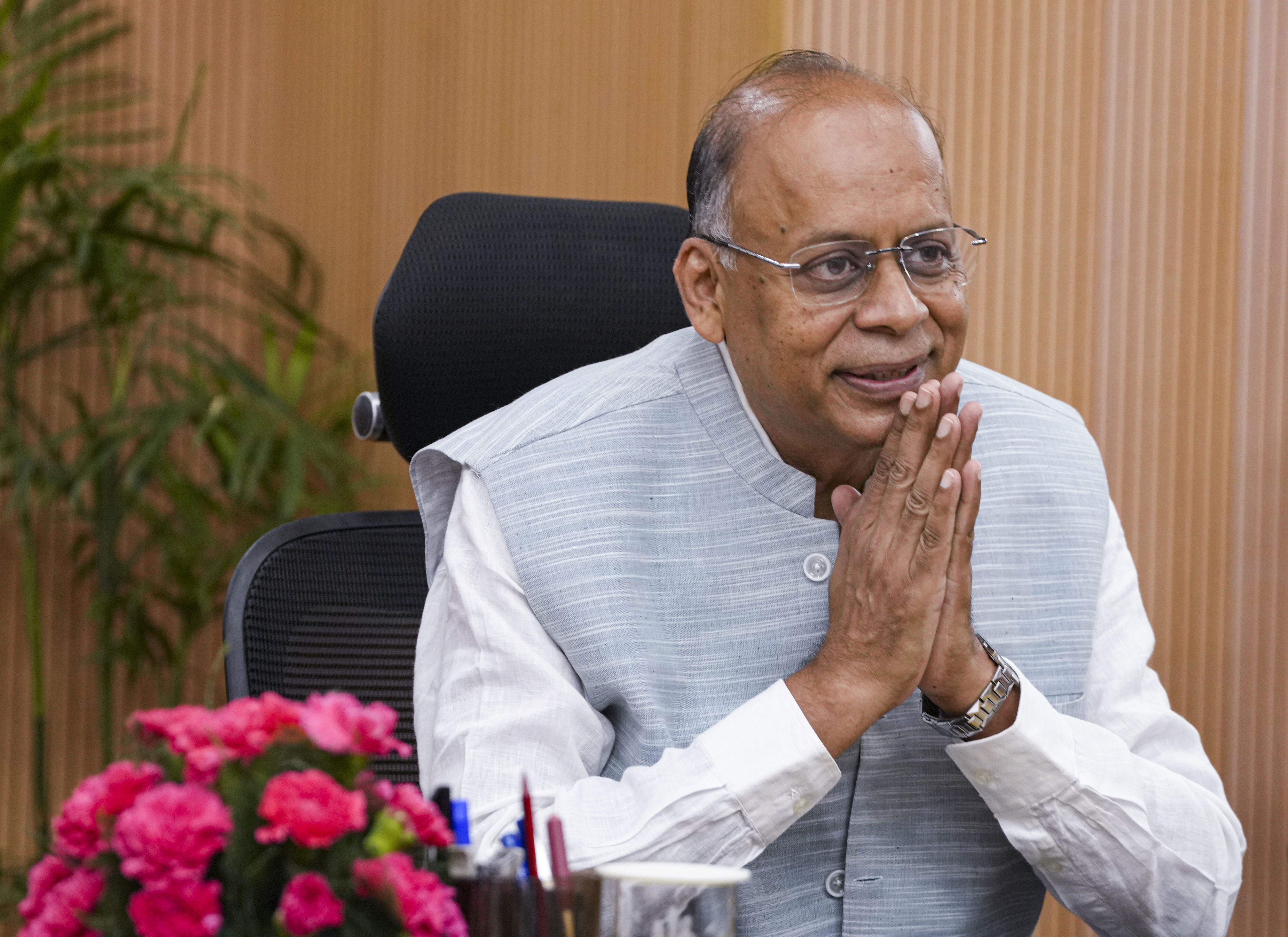 Former defence secretary Ajay Kumar takes oath as UPSC chairman