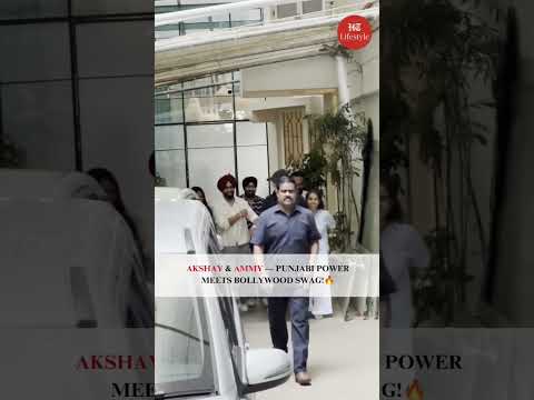 Akshay Kumar and Ammy Virk spotted together laughter style and major ...