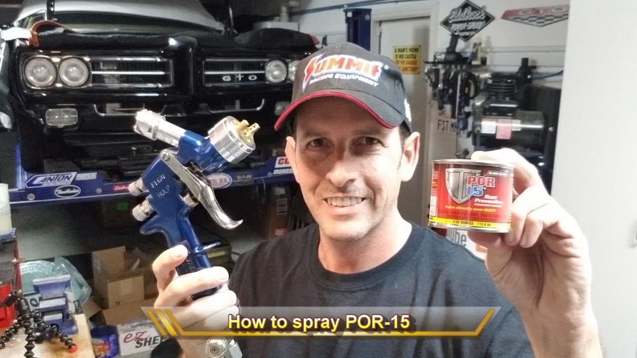 How to Spray POR-15 The Ultimate Rust Preventative System