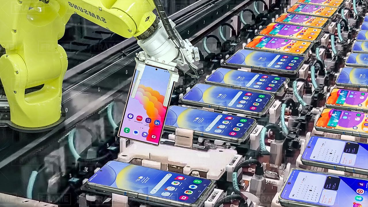 Inside Samsung's Futuristic Factory Where Robots Build Millions of Smartphones