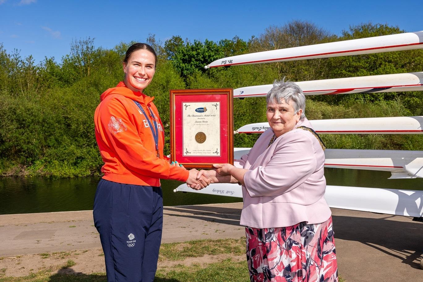 Peterlee Olympics medal winner Lauren Irwin receives Durham County ...
