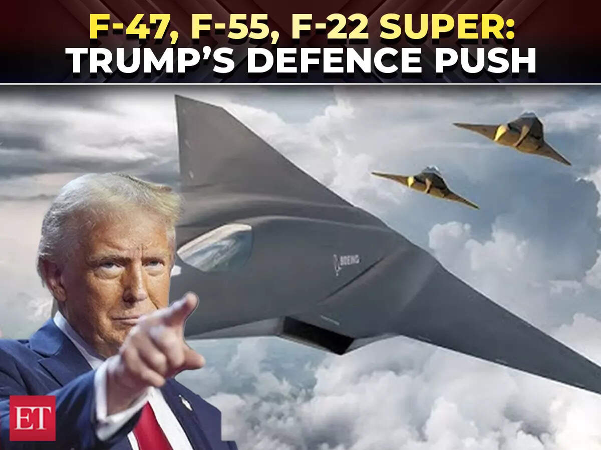 Trump confirms F-55 development, F-22 super upgrade; Boeing touts F-47 fighter jet progress