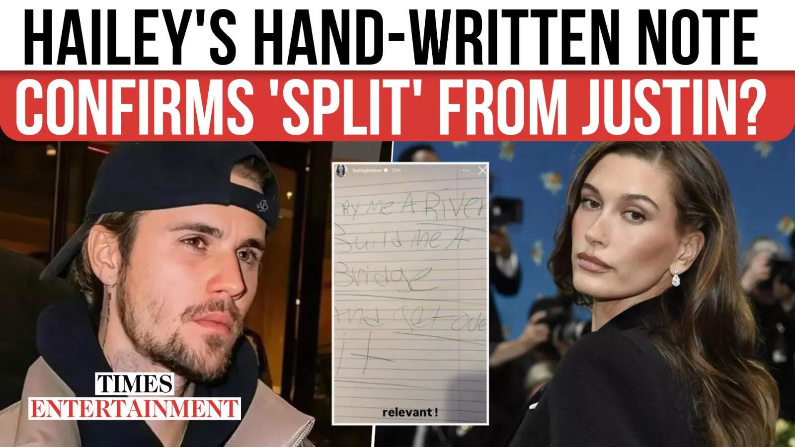 Hailey Bieber Hints at split from Justin? Childhood Note & Caption ...