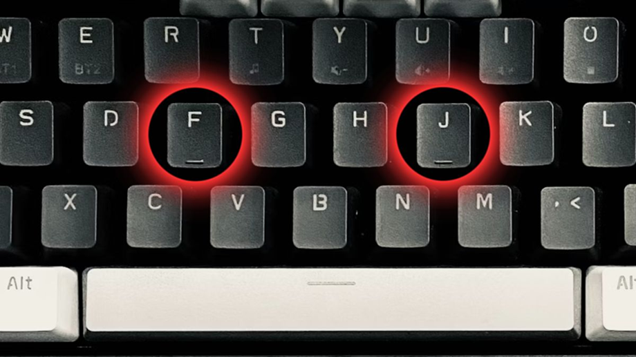 Keyboard: Why are there small lines on F and J on the keyboard? Have ...