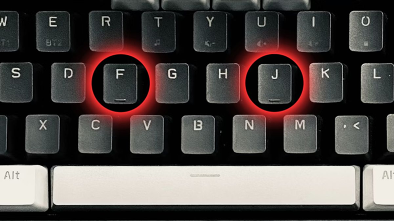 Keyboard: Why are there small lines on F and J on the keyboard? Have ...
