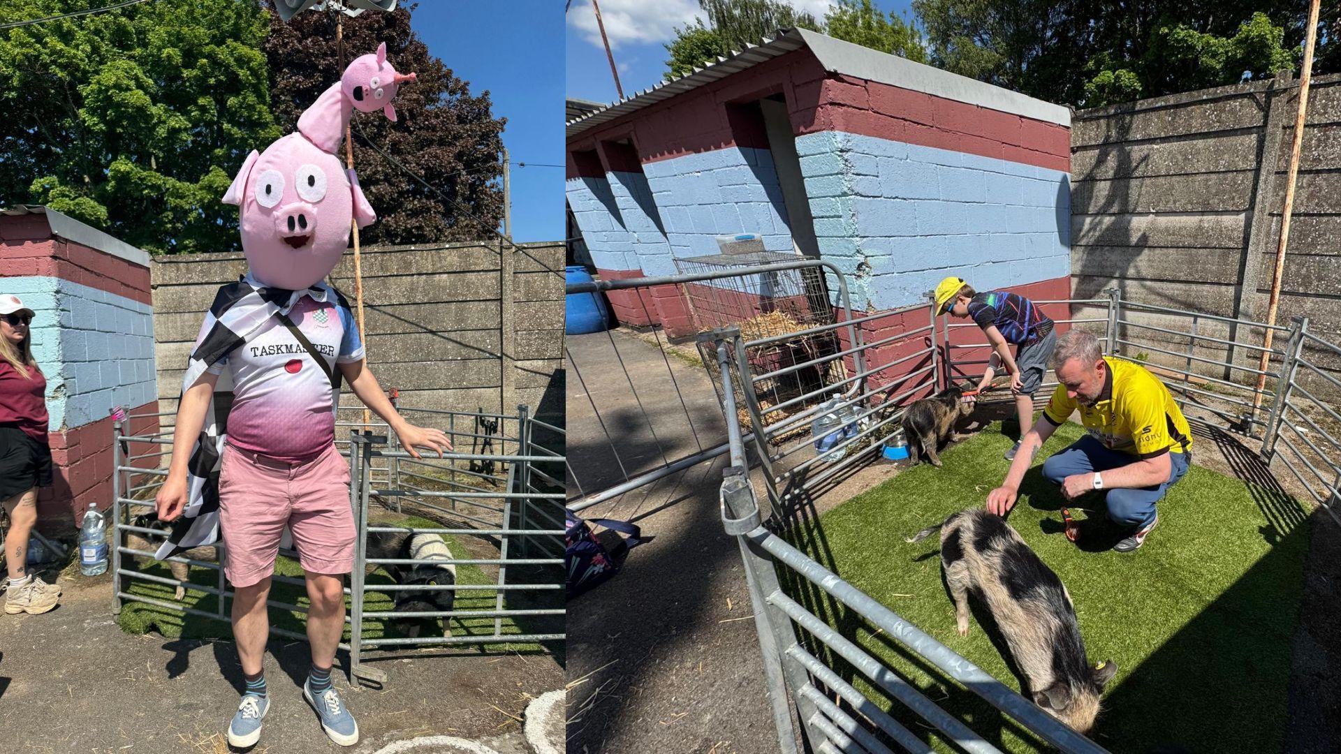 Comedy kicks off as pigs steal the show at Alex Horne’s star-studded ...