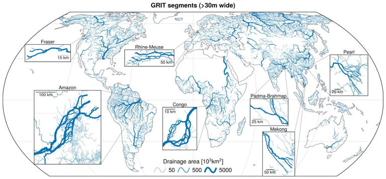 GRIT remaps the world's rivers, branching into the unknown to aid ...