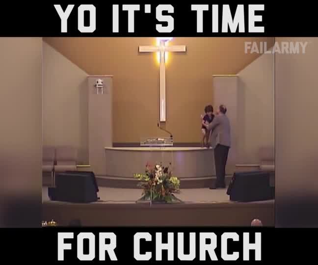 It's time for church
