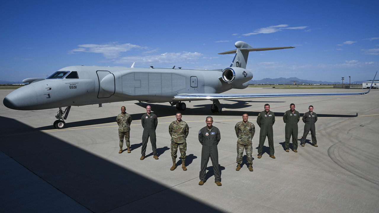 The U.S. Air Force Completes Training Sortie with New EW Aircraft
