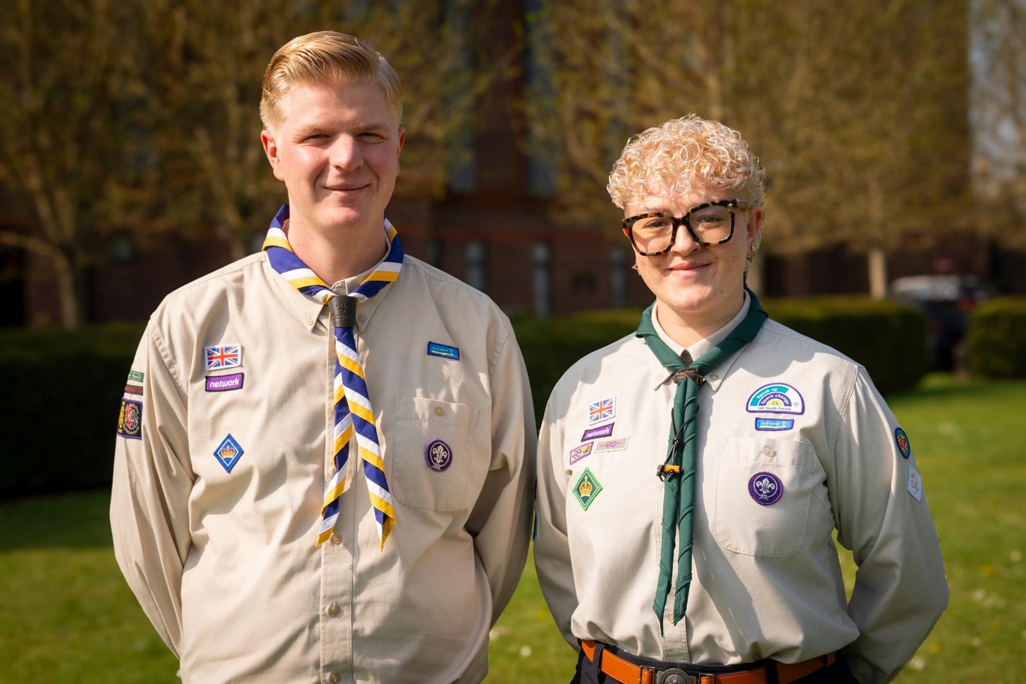 Chief Scout, Dwayne Fields Congratulates Douglas Vale from Milton ...