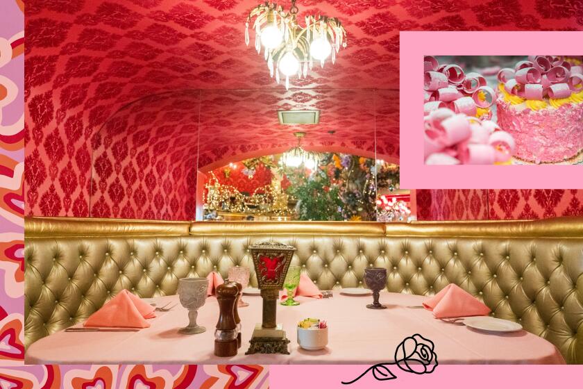 At the world-famous Madonna Inn, let them eat pink cake