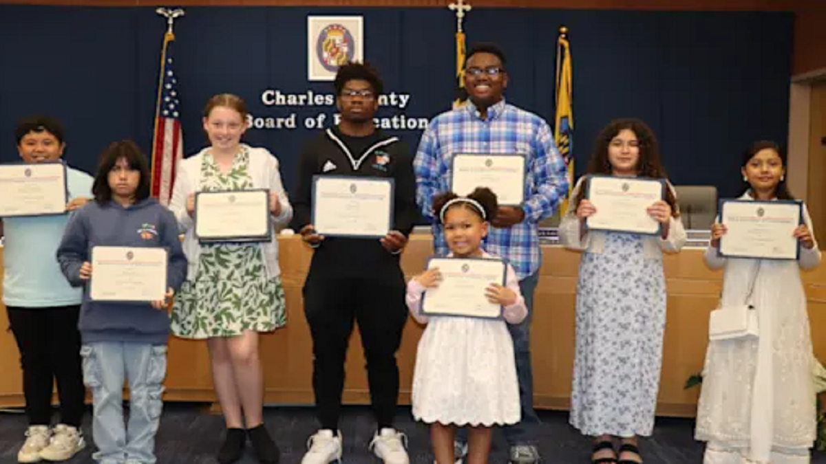 Charles County Honors Eight Students for Excellence