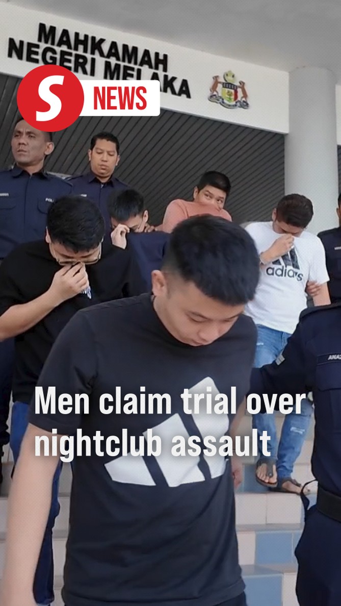 Five men claim trial over Melaka nightclub assault charges