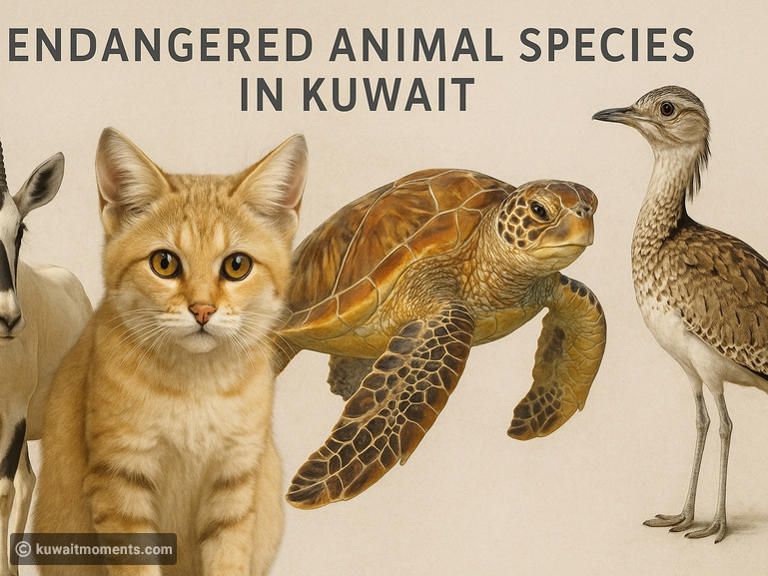 10 Rare and Endangered Animal Species in Kuwait to Know