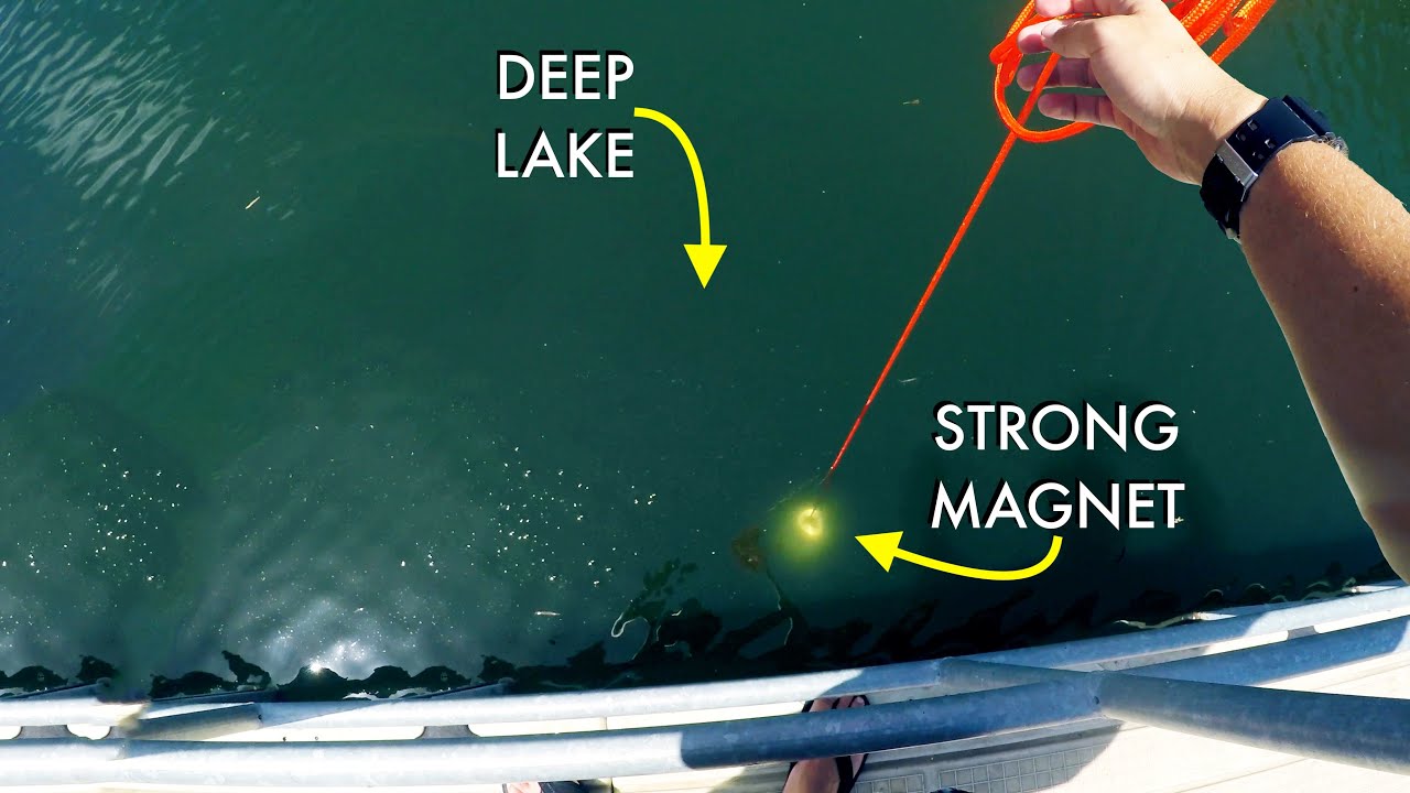 Dropping a Giant Magnet Into the Lake Reveals Shocking Finds...