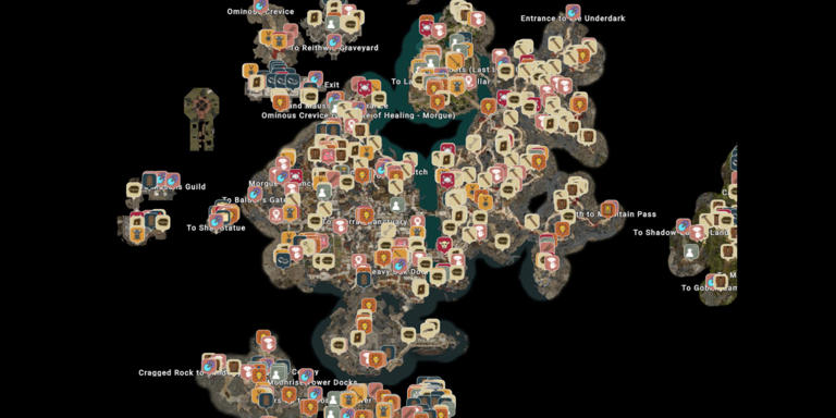 Baldur's Gate 3 - Interactive Shadow-Cursed Lands Map