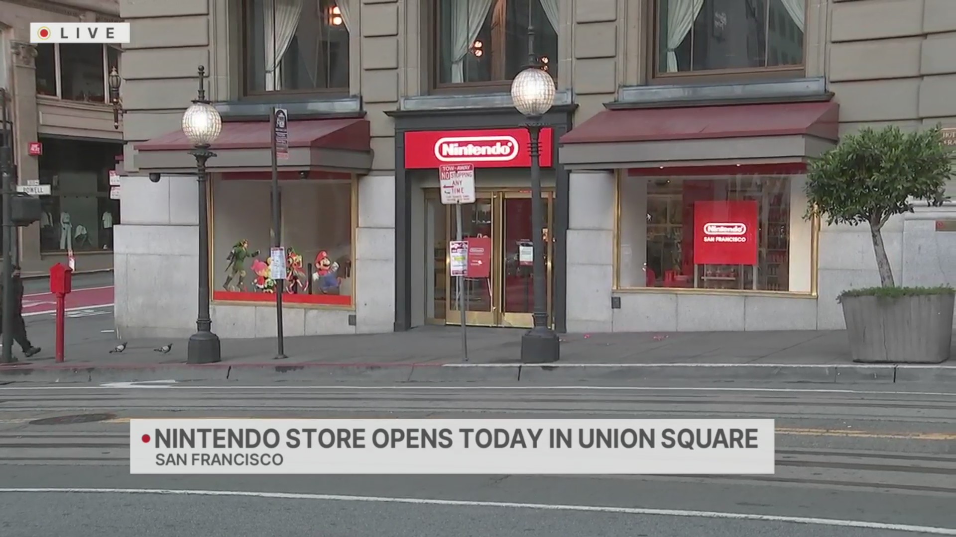 Hours away from San Francisco Nintendo Store grand opening