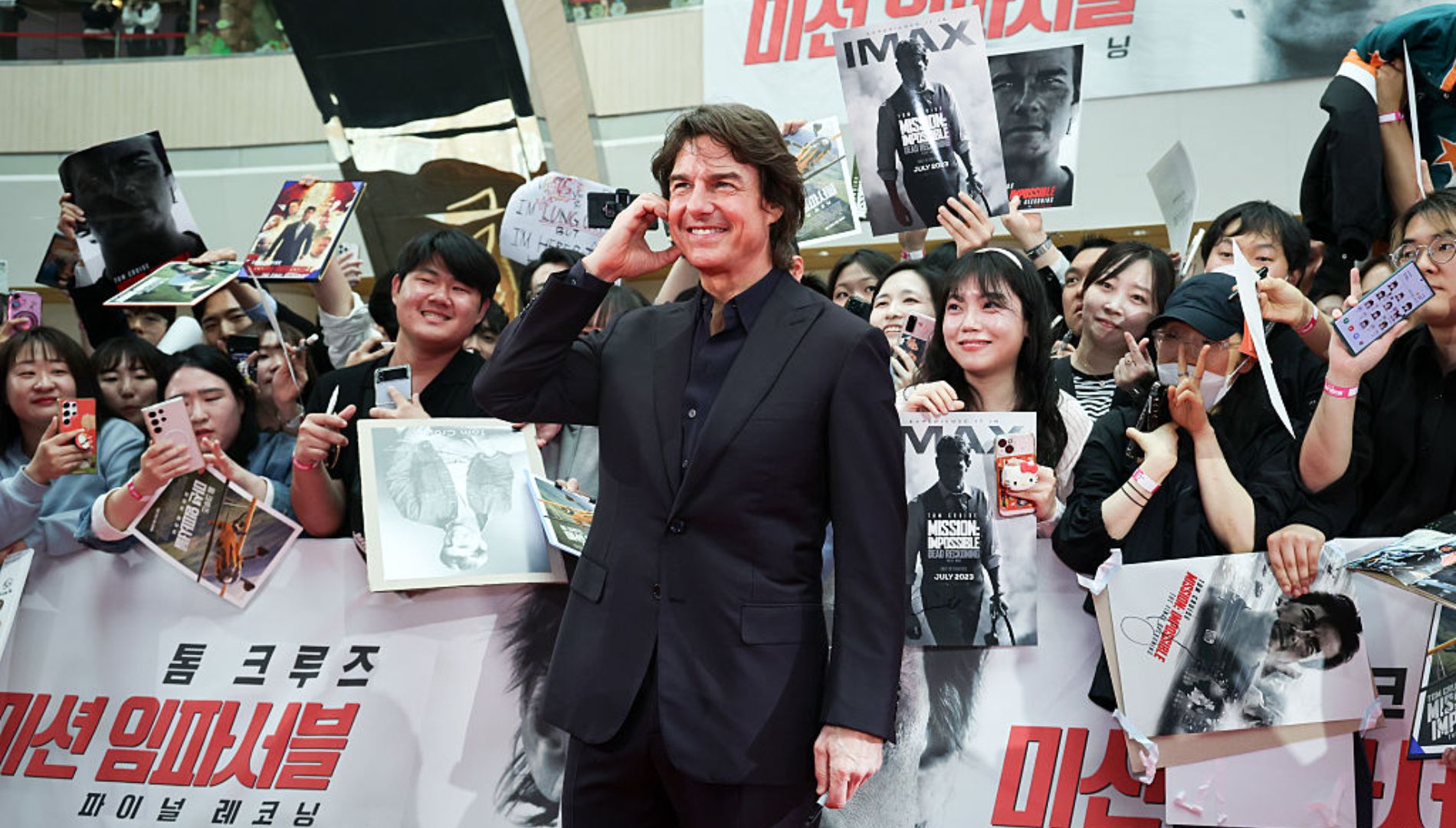 Red carpet tour for Tom Cruise and the Mission: Impossible crew