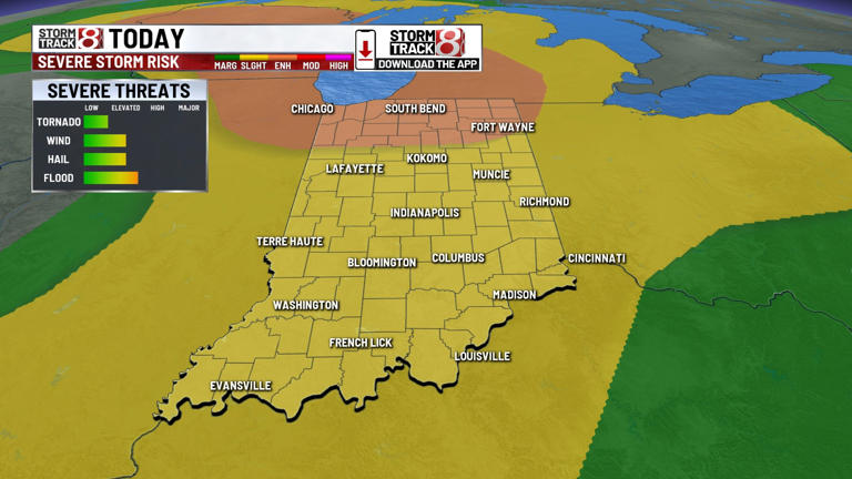 Hot and humid Thursday, tracking two rounds of strong storms | May 15, 2025