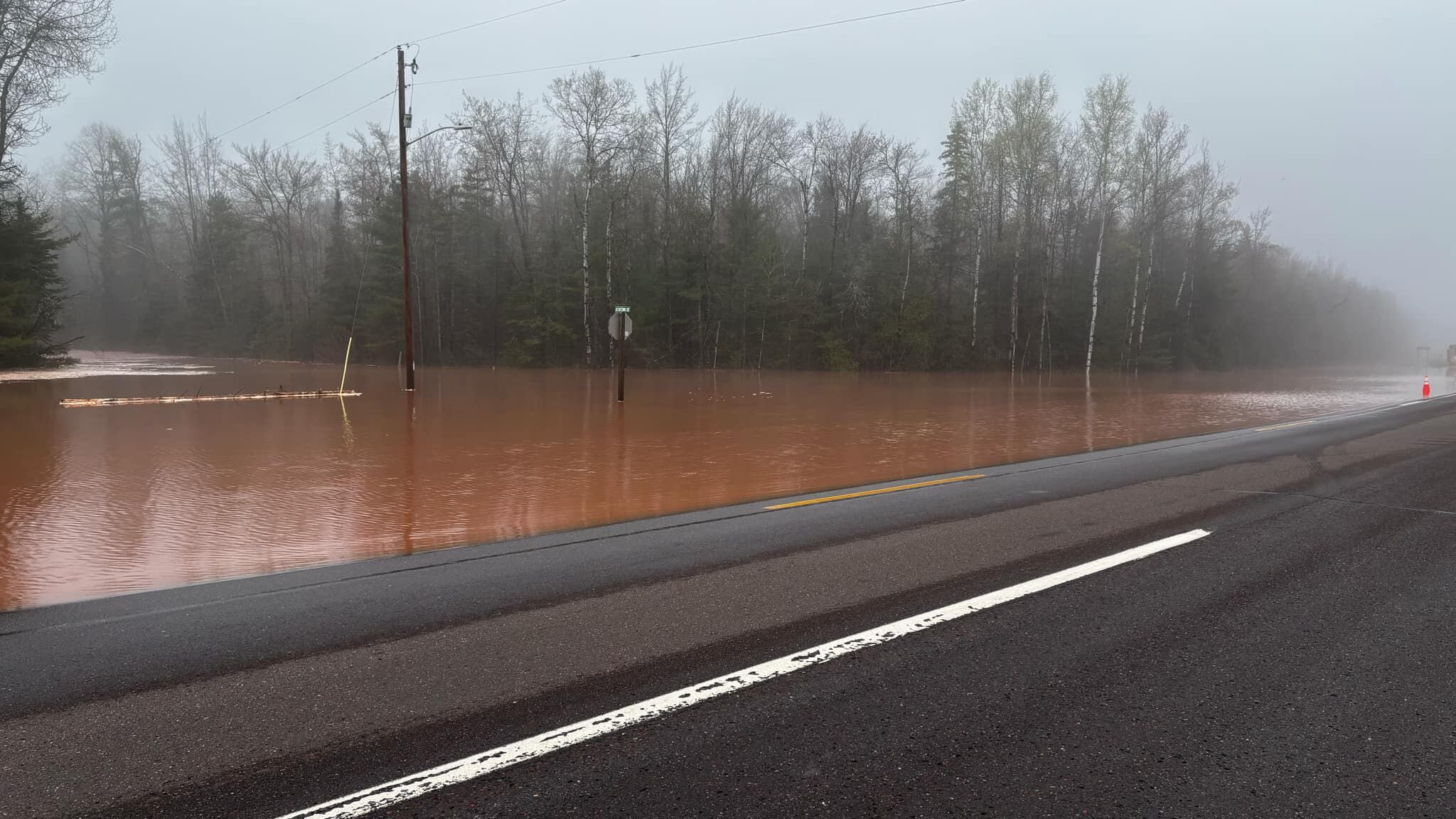 Flash flooding washes out, closes roads around Baraga, L’Anse
