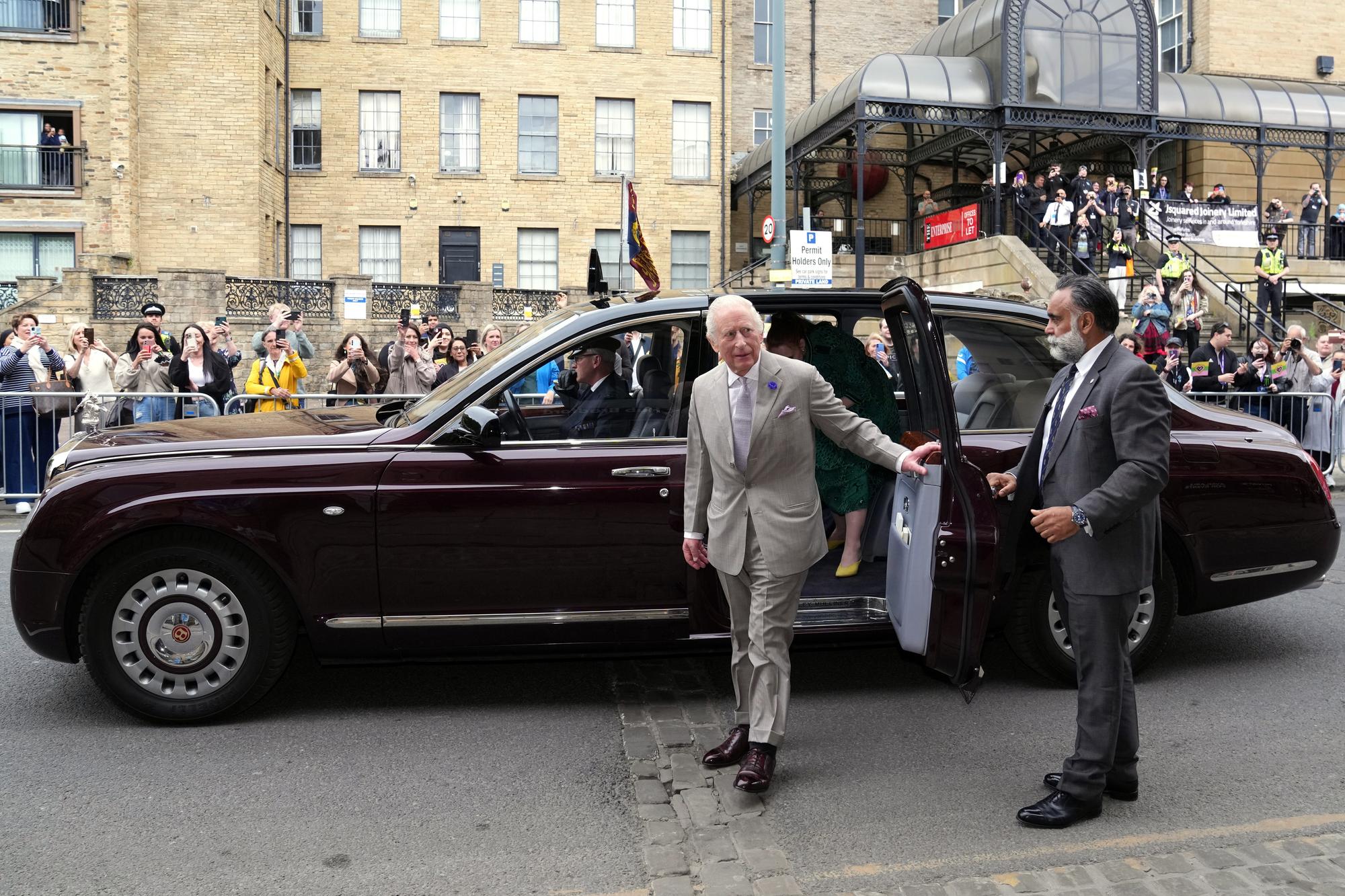 King Charles III visits West Yorkshire: 14 photos of His Majesty on ...
