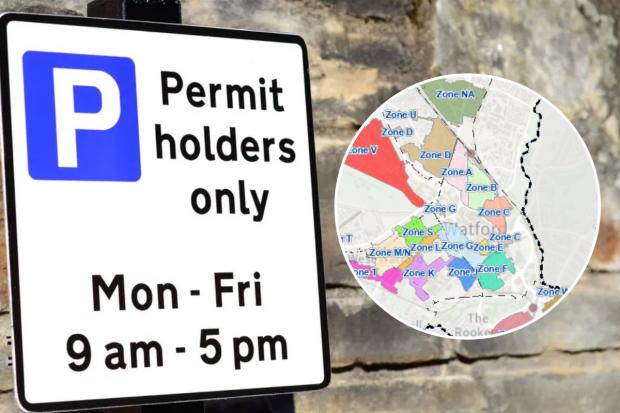 Parking permit zone extended and latest planned Watford area road closures