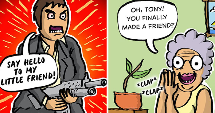 This Artist Creates Dark Humor Comics With Unexpected Twists And Here ...