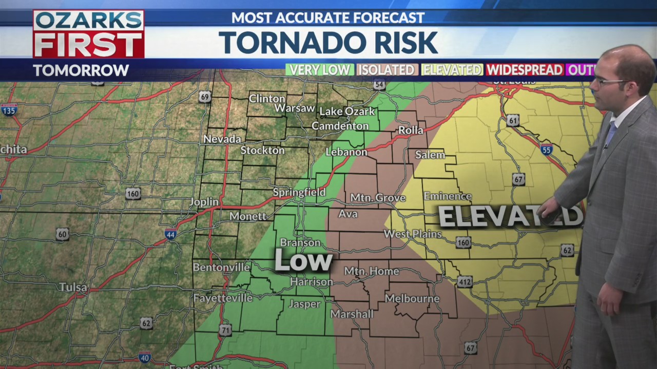 Big hail, tornadoes possible on Friday