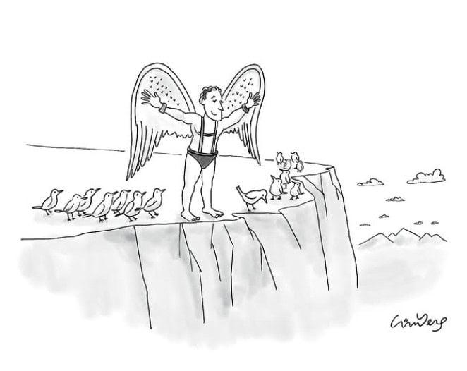 30 Clever Single Panel Comics From Hilarious Cartoonist David Gomberg