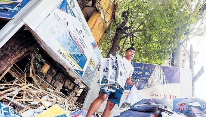 ‘Disqualify candidates leaving cluttered posters’